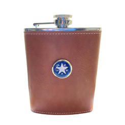 Custom Leather Flask with Your Logo – Classic Legacy