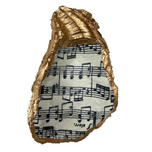 Music Note Oyster Shell Art – Classic Legacy