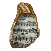 Music Note Oyster Shell Art - Classic Legacy