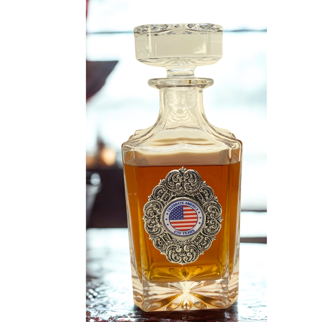 Decanter Celebrate America 250 Years Medallion | 250th Anniversary USA