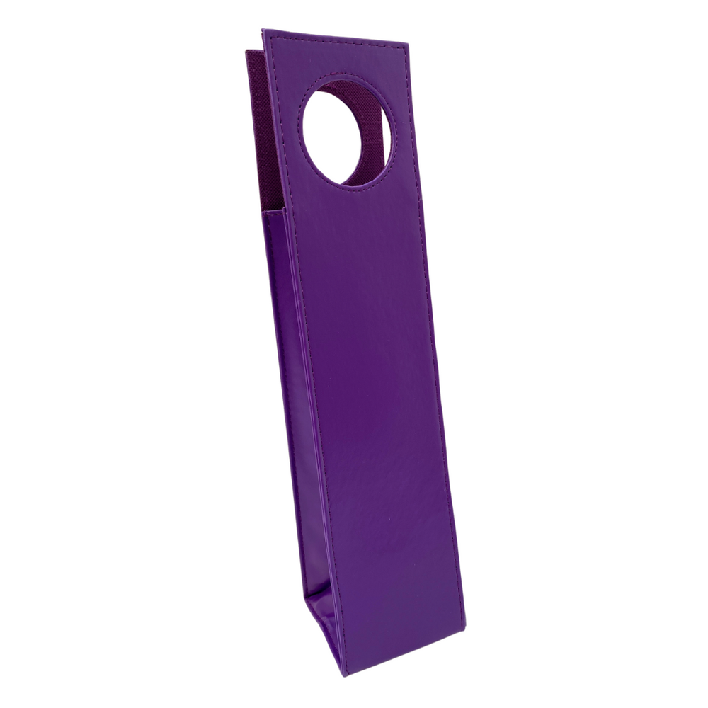 Gold Bee Purple Wine Carrier | Gift for Wine Lover - Classic Legacy