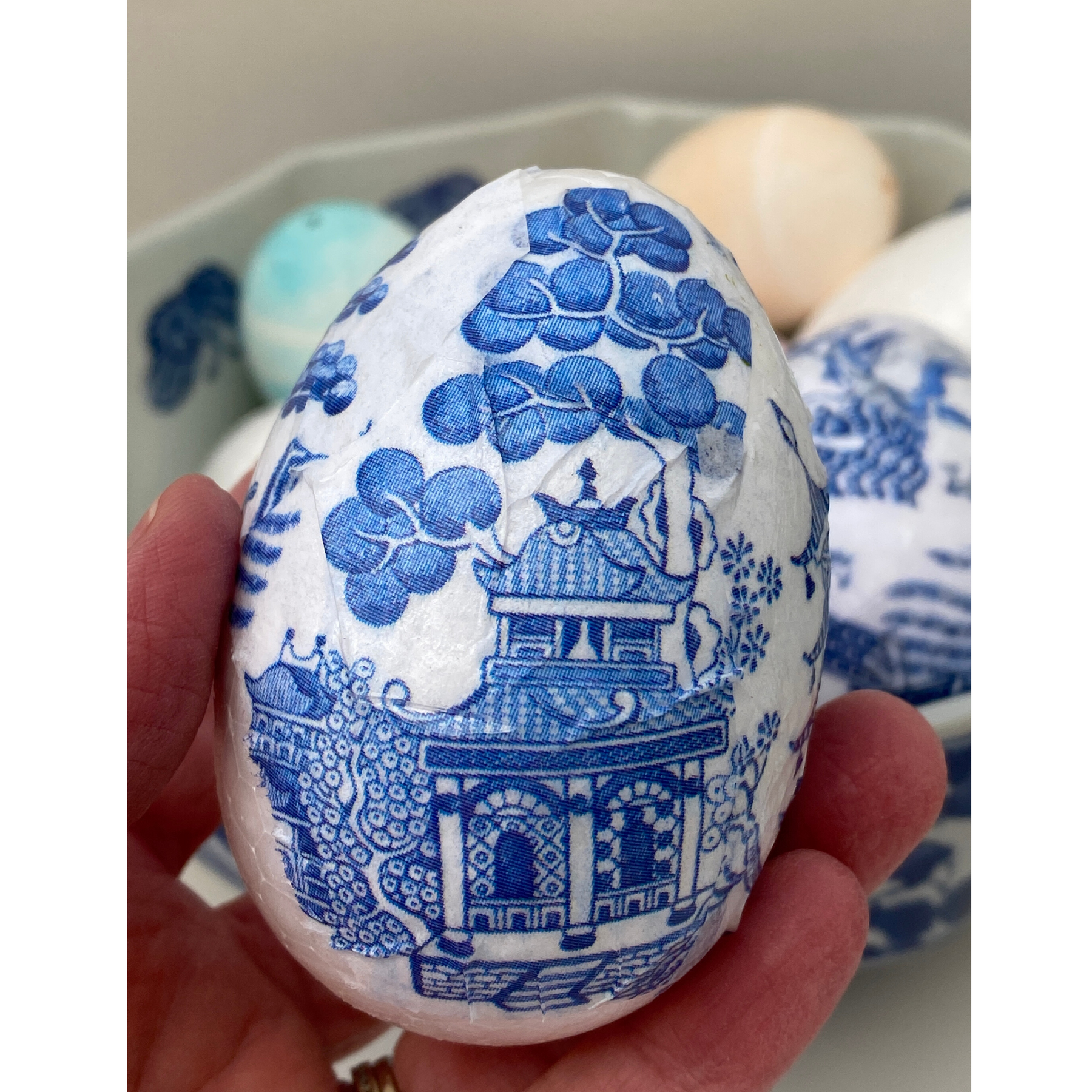Easter Egg Blue Chinoiserie - Classic Legacy