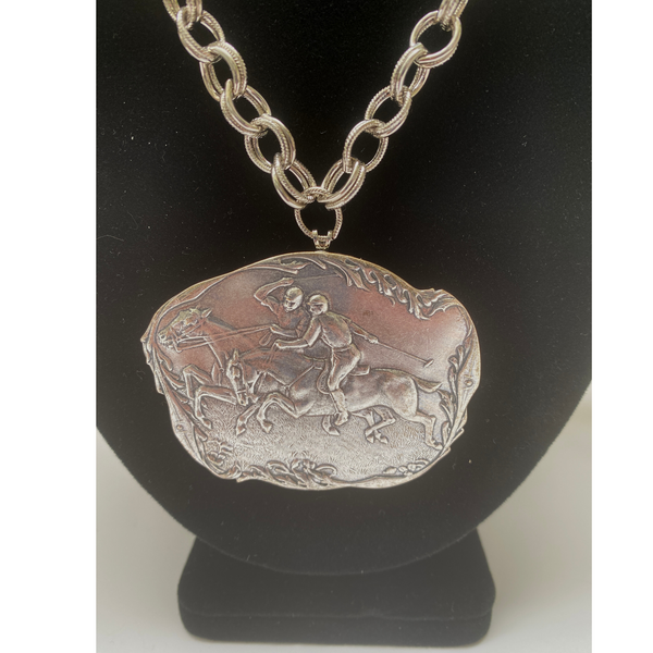 Silver Polo Necklace, Jewelry for Polo Equestrian - Classic Legacy