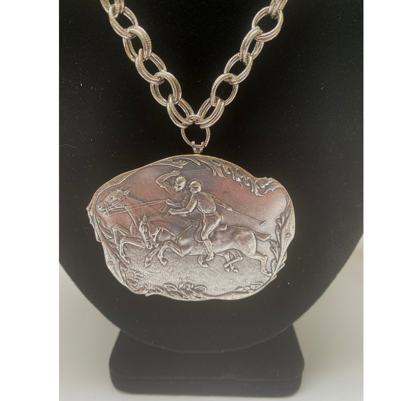 Silver Polo Necklace, Jewelry for Polo Equestrian – Classic Legacy