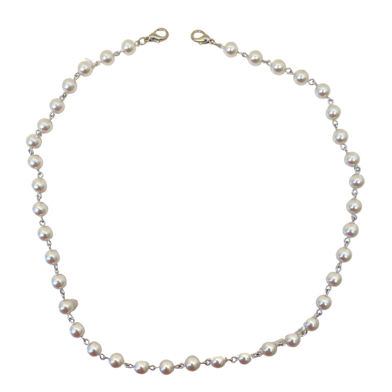 Faux Pearl Necklace Chain, Pearl Mask Chain - Classic Legacy
