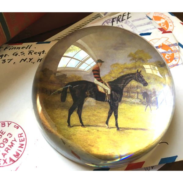 Racehorse Paperweight - Classic Legacy